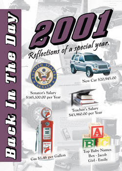 2001 Back In The Day Greeting Card / Booklet (envelope included) – 3 ...